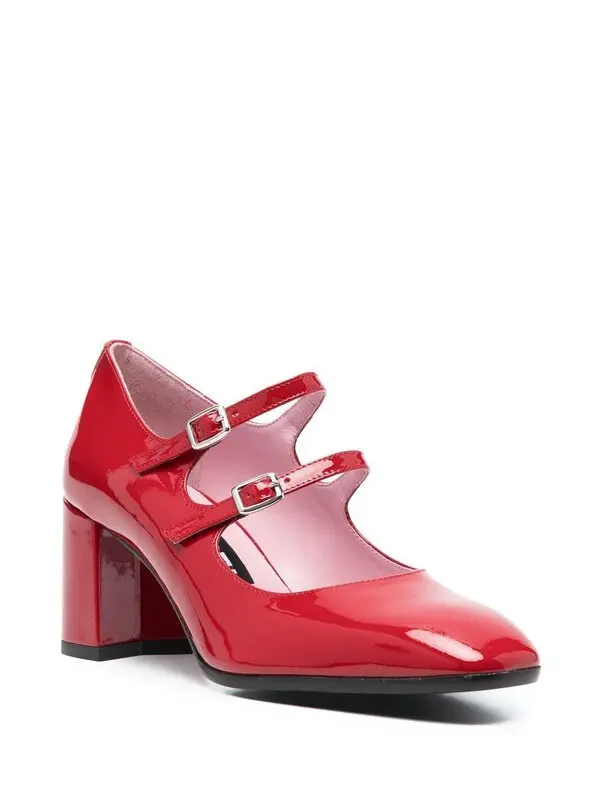 CAREL 60mm Alice Pumps - Red