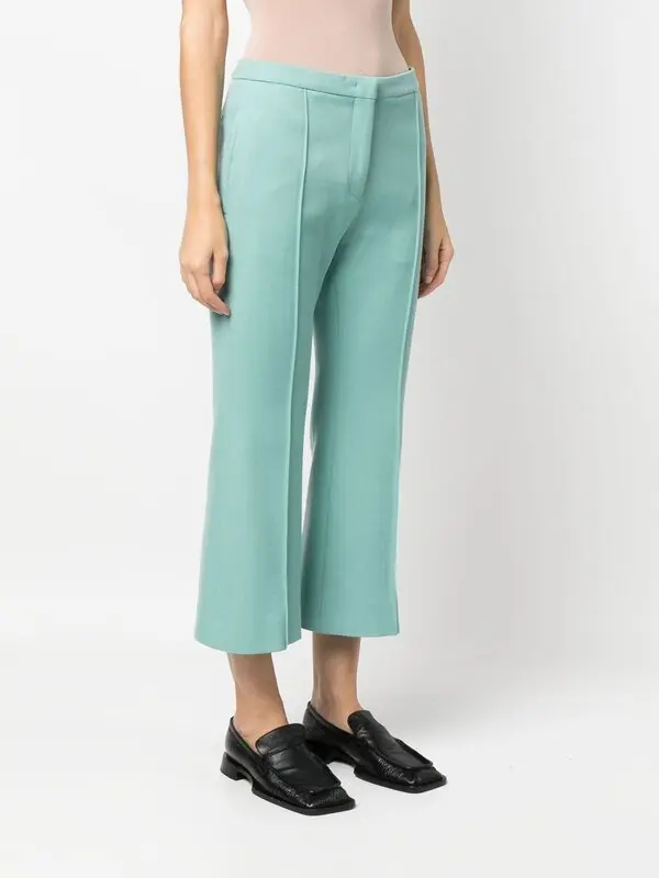 JIL SANDER Mid-rise Cropped Trousers