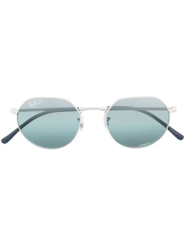 Ray-ban Jack Octagon Sunglasses - Silver