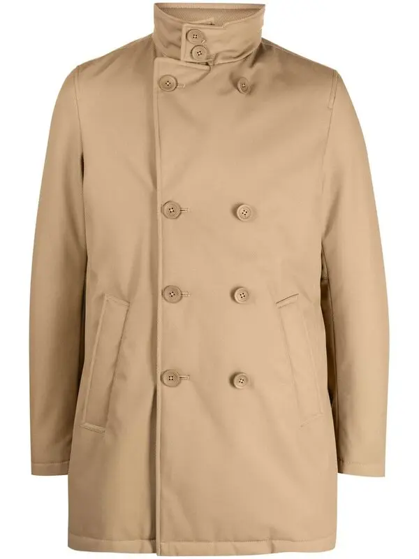 Herno Quilted Double-breasted Coat