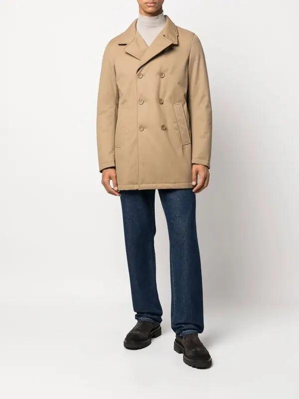 Herno Quilted Double-breasted Coat