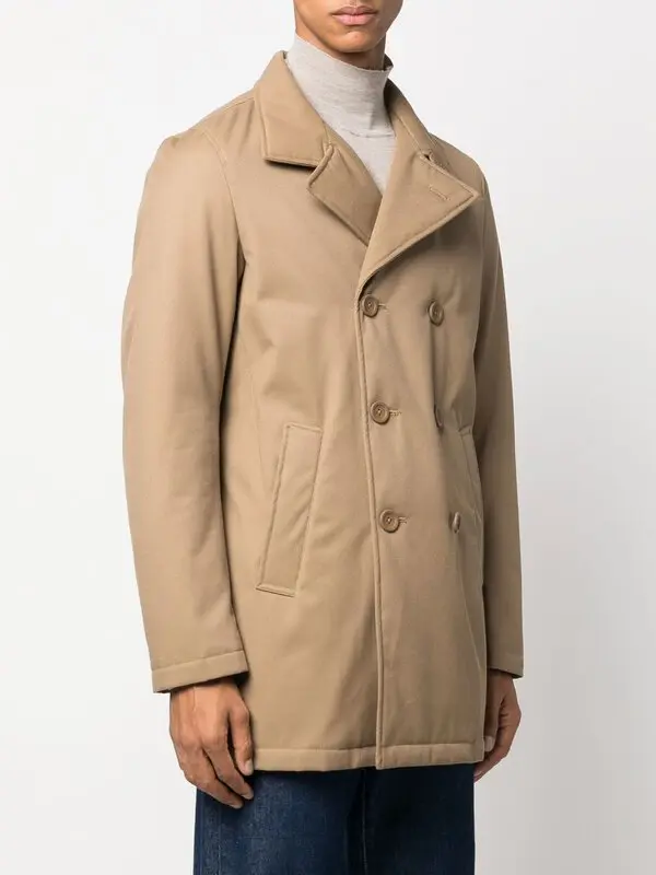 Herno Quilted Double-breasted Coat