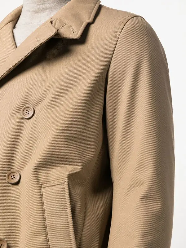 Herno Quilted Double-breasted Coat