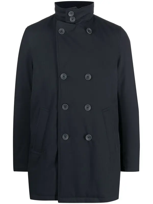 Herno Quilted Double-breasted Coat