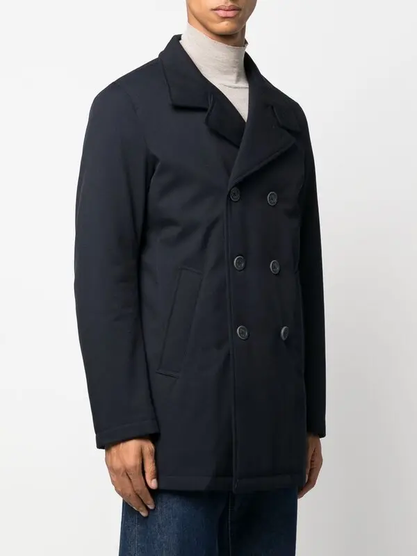 Herno Quilted Double-breasted Coat