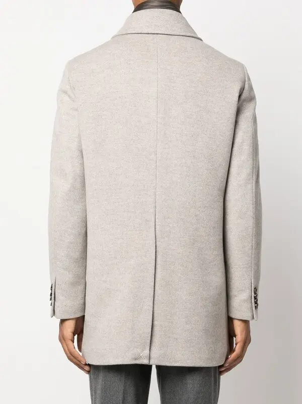 MOORER Single-breasted Wool-cashmere Coat