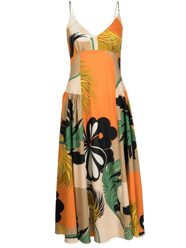 BAMBAH Amazonia Mix-print Dress
