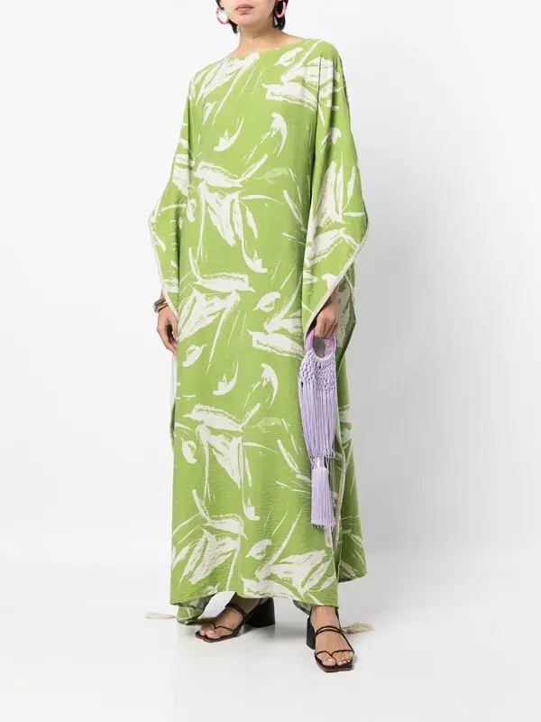 BAMBAH Abstract-pattern Print Kaftan Dress