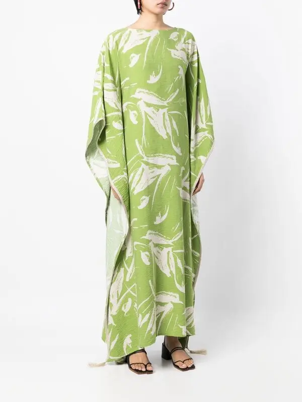 BAMBAH Abstract-pattern Print Kaftan Dress