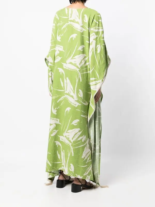BAMBAH Abstract-pattern Print Kaftan Dress