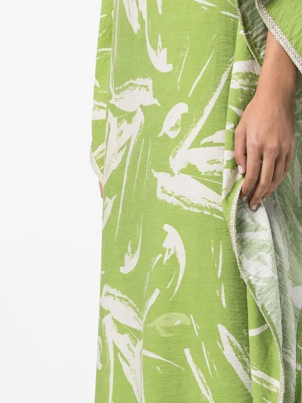 BAMBAH Abstract-pattern Print Kaftan Dress