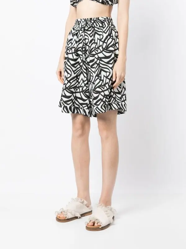 BAMBAH Geometric-print Bermuda Shorts