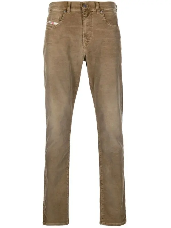 DIESEL® Tapered Bleach-wash Corduroy Jeans