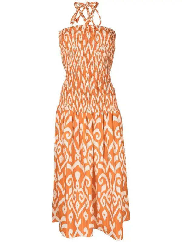 BAMBAH Linden Halterneck Midi Dress