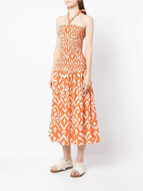BAMBAH Linden Halterneck Midi Dress
