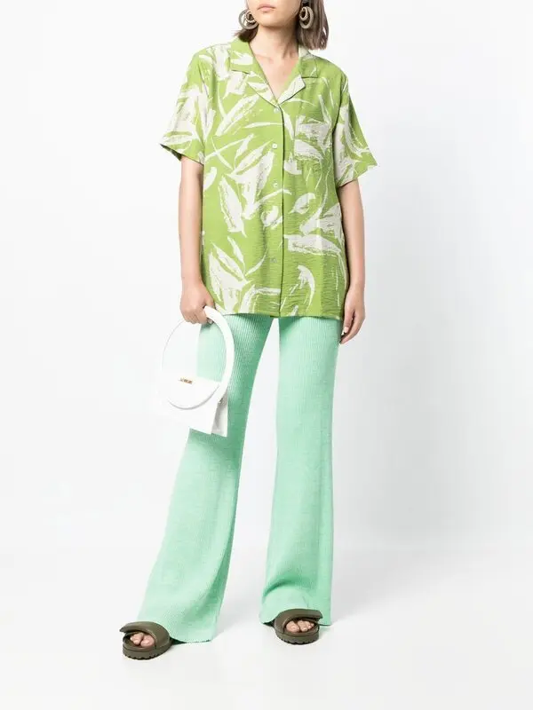 BAMBAH Short Sleeve Floral Print Shirt