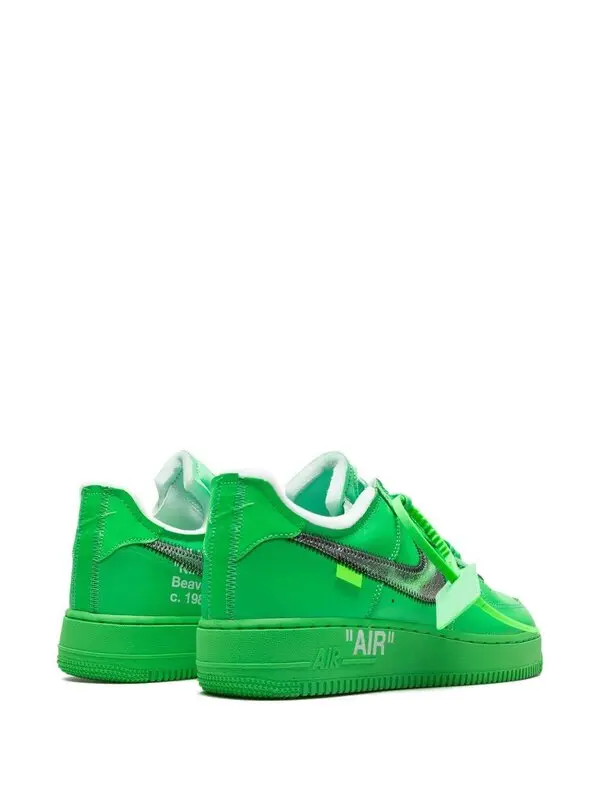 Nike X Off White Air Force 1 Low Brooklyn Sneakers - Green