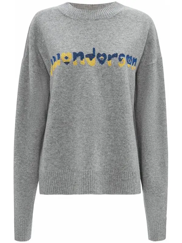 JW Anderson Run Hany Logo Jumper - Grey