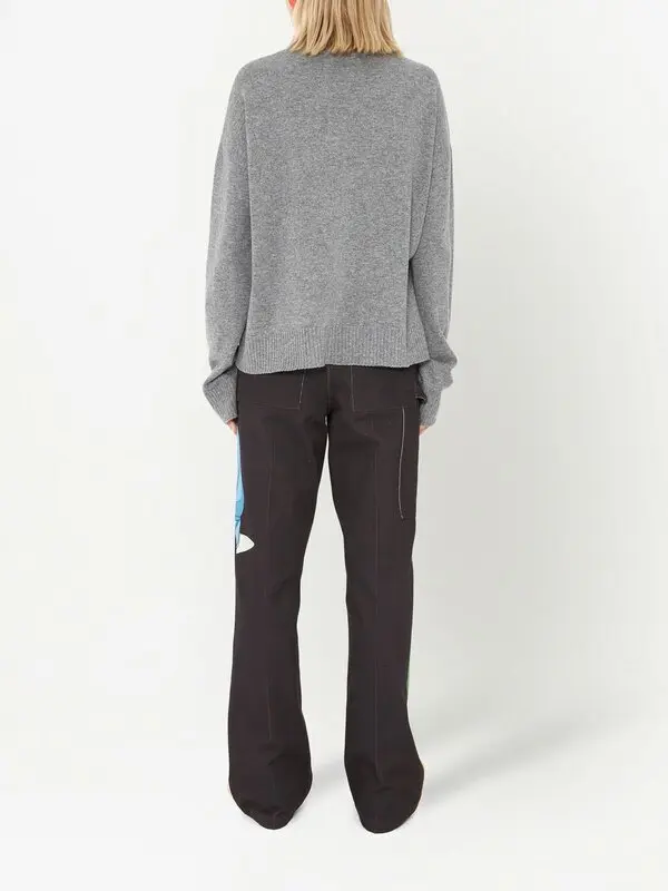 JW Anderson Run Hany Logo Jumper - Grey
