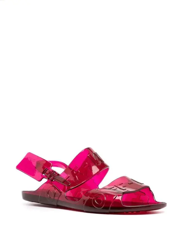Off-White Debossed-logo Slingback Sandals