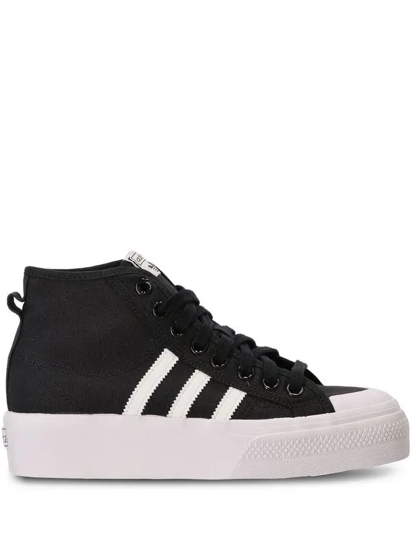 Adidas Nizza Platform Mid-top Sneakers - Black