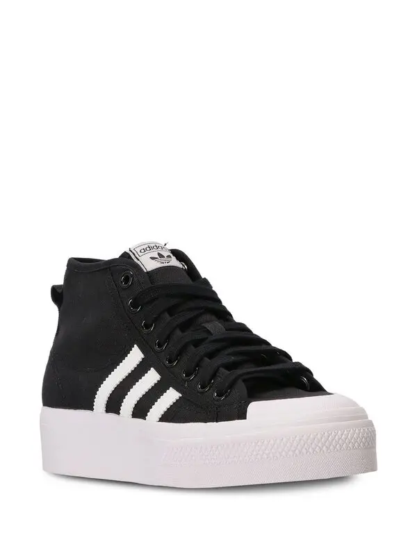 Adidas Nizza Platform Mid-top Sneakers - Black