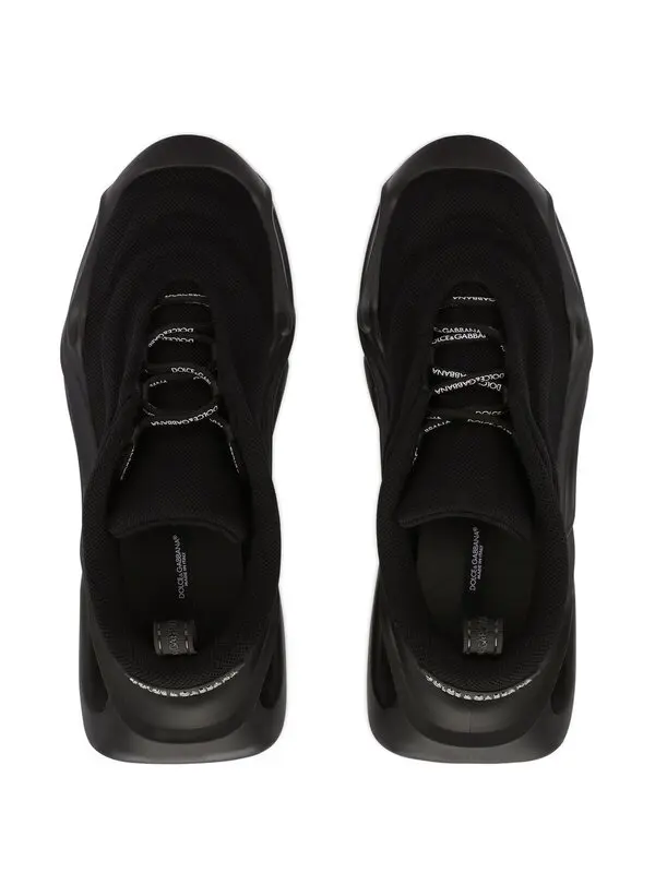 Dolce & Gabbana Wave Low-top Sneakers - Black