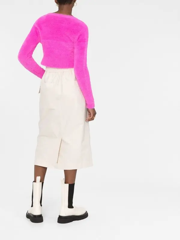 Jacquemus La Maille Logo-charm Cardigan - Pink