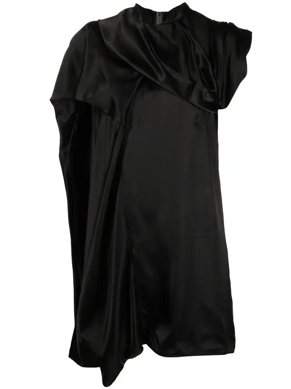 Rick Owens Cornetto Satin-finish Tunic - Black