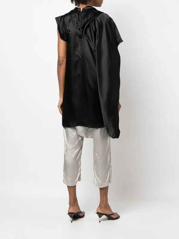Rick Owens Cornetto Satin-finish Tunic - Black