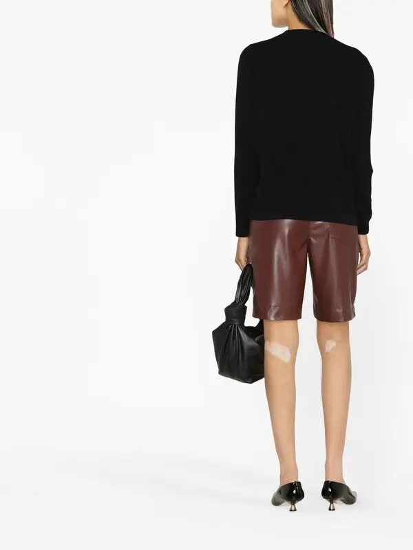 Alberta Ferretti Embellished Collar Jumper