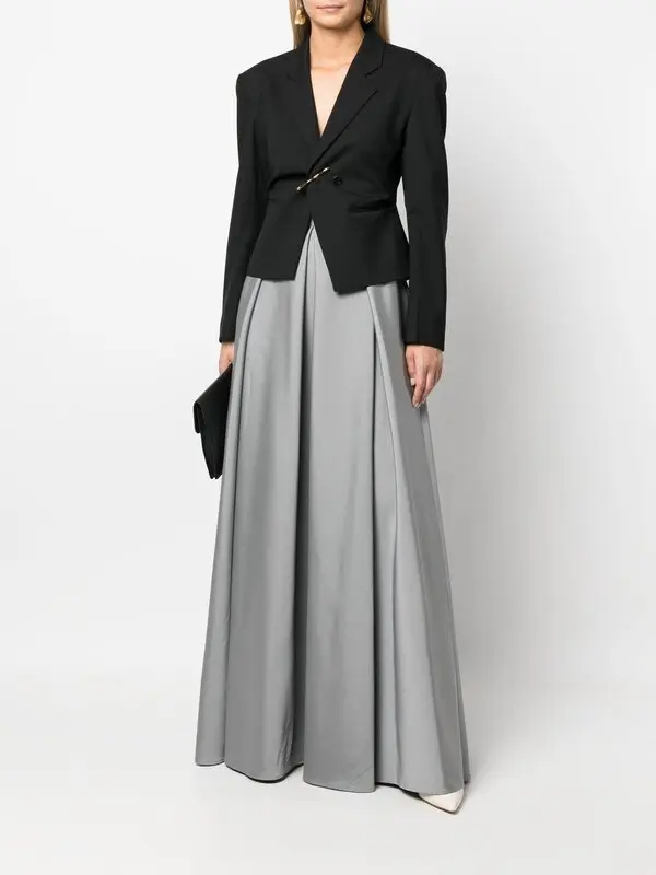 Alberta Ferretti High-waisted A-line Maxi Skirt