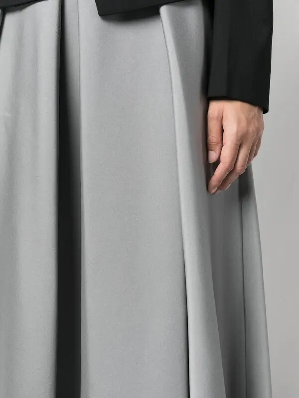 Alberta Ferretti High-waisted A-line Maxi Skirt