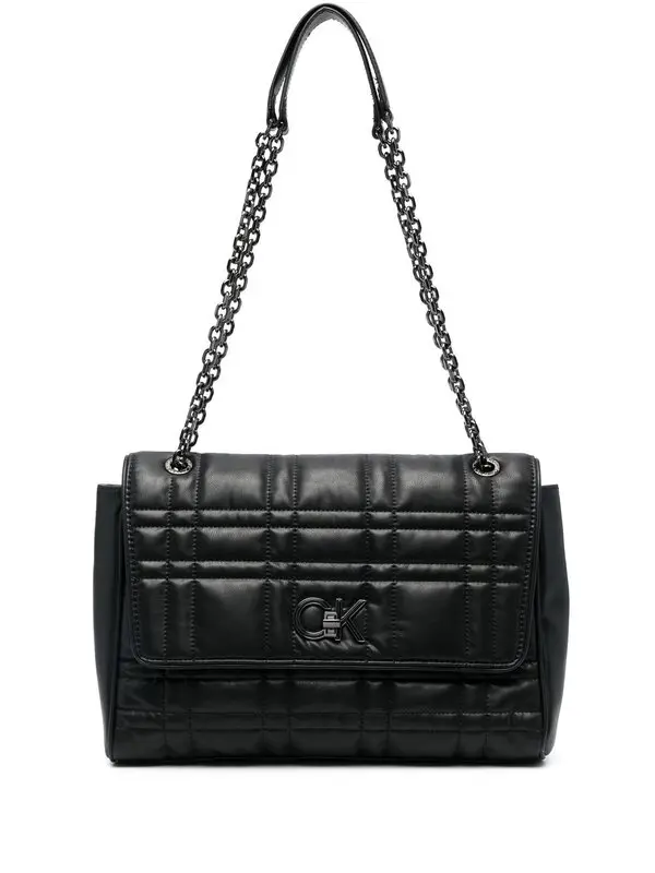 Calvin Klein Re-lock Quilted Shoulder Bag