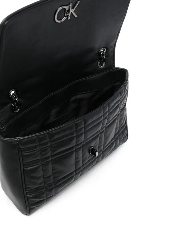 Calvin Klein Re-lock Quilted Shoulder Bag