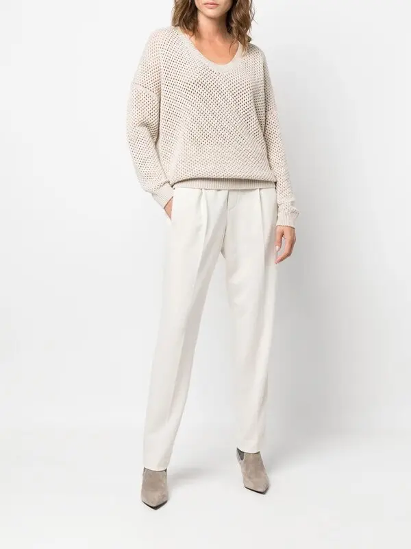 Brunello Cucinelli Elasticated Slouch Pants