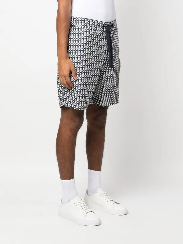 Orlebar Brown Printed Drawstring Waist Shorts