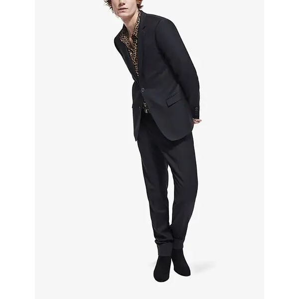 The Kooples Single-breasted Slim-fit Wool Suit Jacket