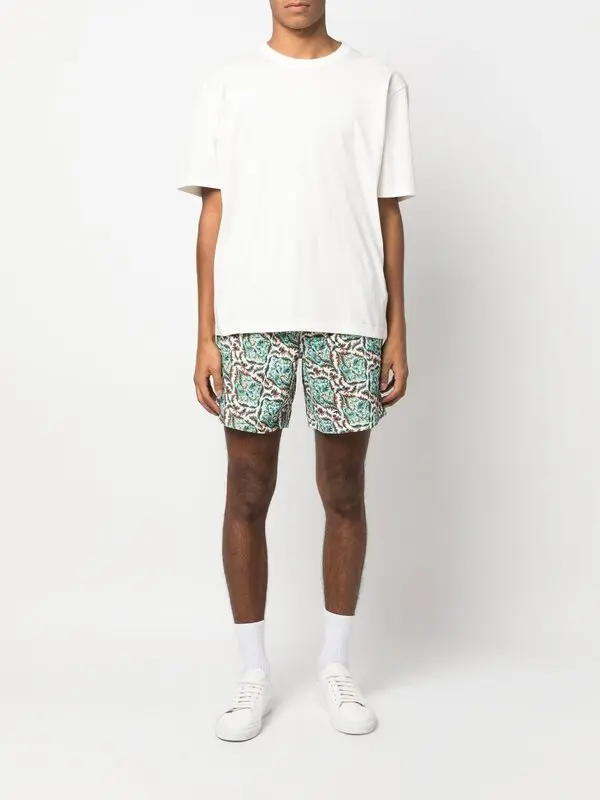 Orlebar Brown Paisley-print Stretch-cotton Shorts