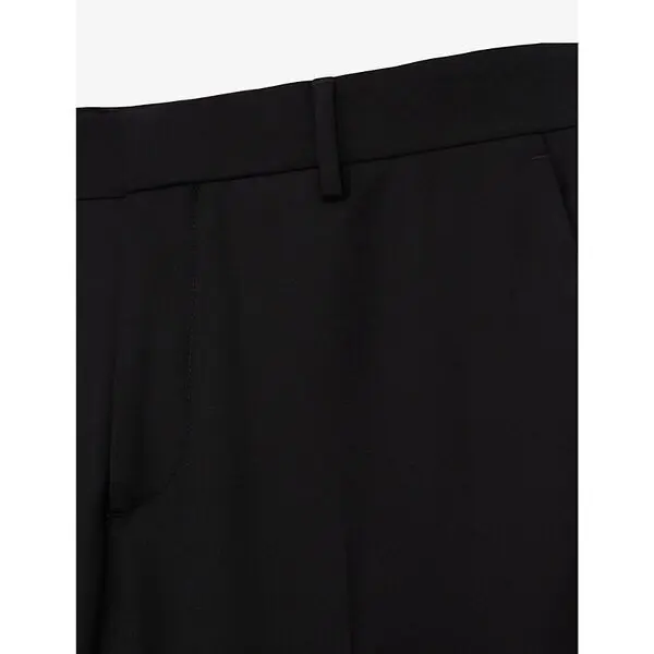The Kooples Slim-fit Straight-leg Wool Suit Trousers