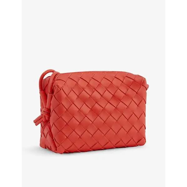 Bottega Veneta Loop Intrecciato-weave Mini Leather Cross-body Bag