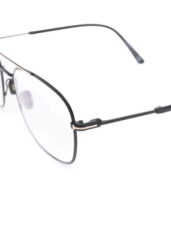 TOM FORD Pilot Frame Optical Glasses - Black