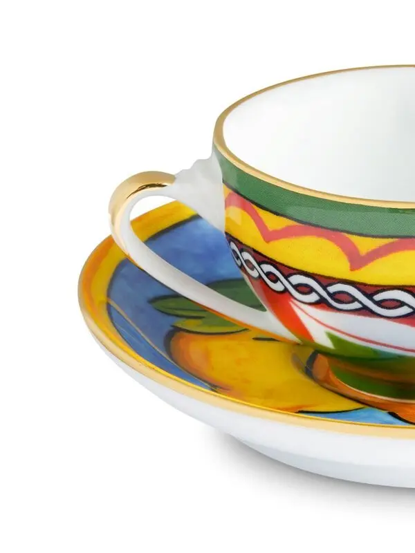 Dolce & Gabbana Archive-print Espresso Set