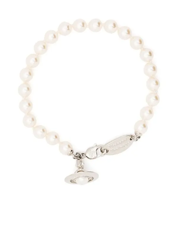 VIVIENNE WESTWOOD Simonetta Pearl Bracelet - Neutrals