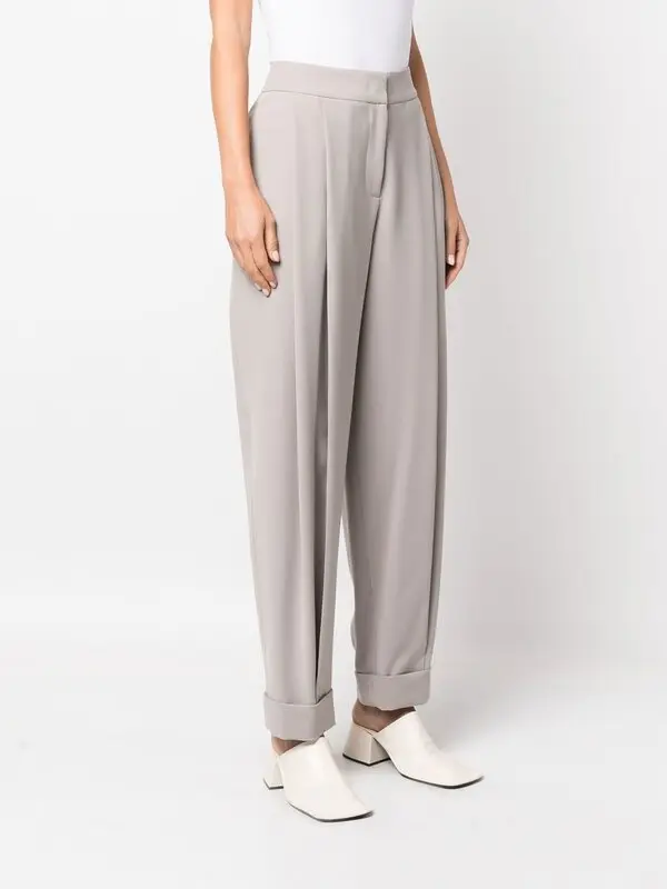 Emporio Armani Pleated Straight Trousers