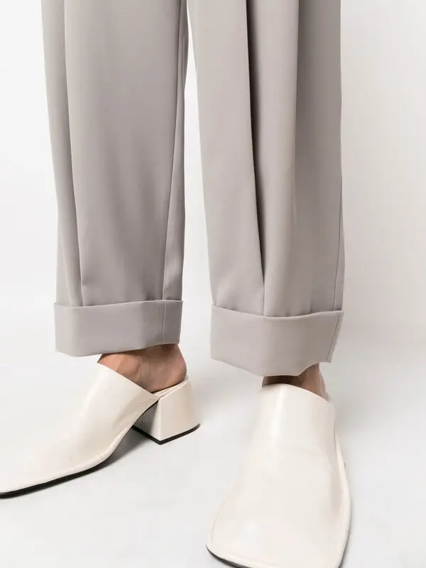 Emporio Armani Pleated Straight Trousers