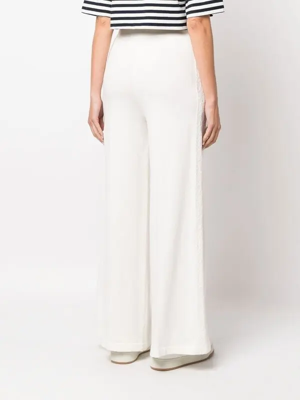 TWINSET Wide-leg High-waisted Trousers