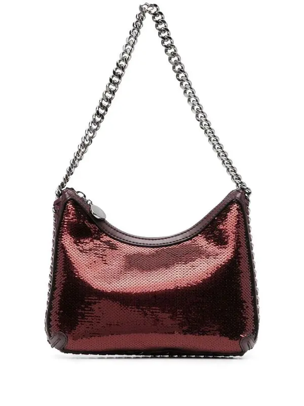 Stella McCartney Mini Falabella Sequinned Shoulder Bag