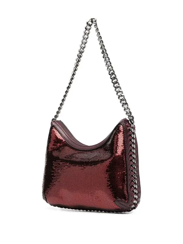 Stella McCartney Mini Falabella Sequinned Shoulder Bag