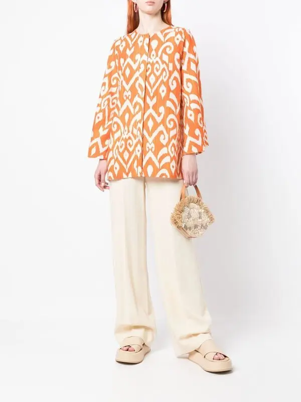 BAMBAH Linden Geometric-print Blouse